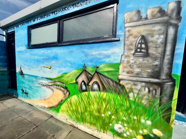 Plymouth Landmarks Mural | Elburton Primary School | June 2023 – Jon Lilly