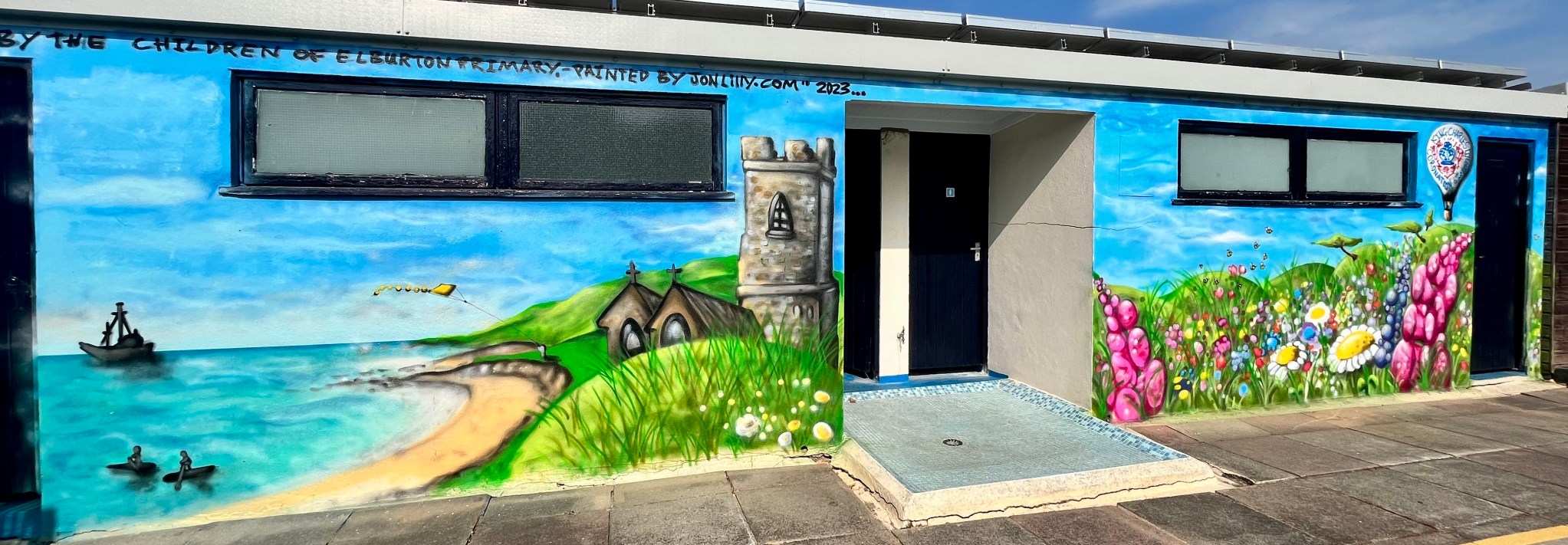 Plymouth Landmarks Mural | Elburton Primary School | June 2023 – Jon Lilly
